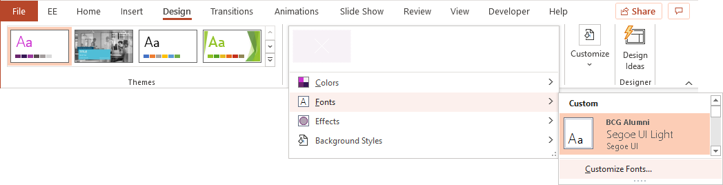 BCG Alumni - Efficient Elements